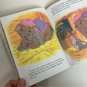 Disney | Toys | Vintage Disney Dumbo Little Golden Book 8s 90s ...